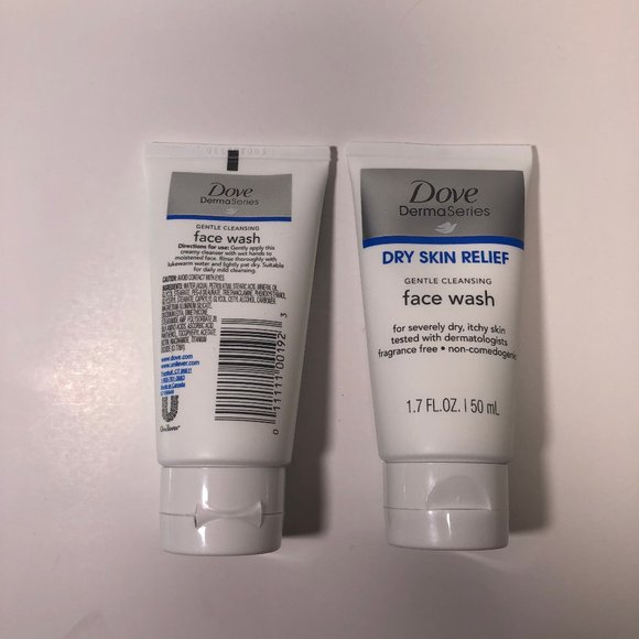 Dove | Skincare | Dove Derma Series Dry Skin Relief Face Wash 2 | Poshmark